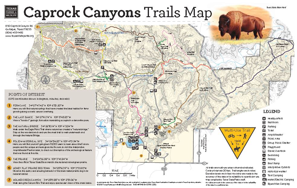 Caprock Canyon State Park Map – Verjaardag Vrouw 2020 Caprock Canyon State Park Map – Verjaardag Vrouw 2020