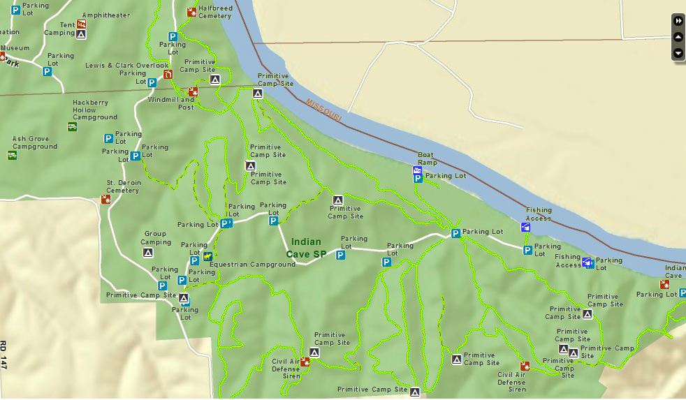 Indian Cave State Park - TrailMeister Indian Cave State Park - TrailMeister