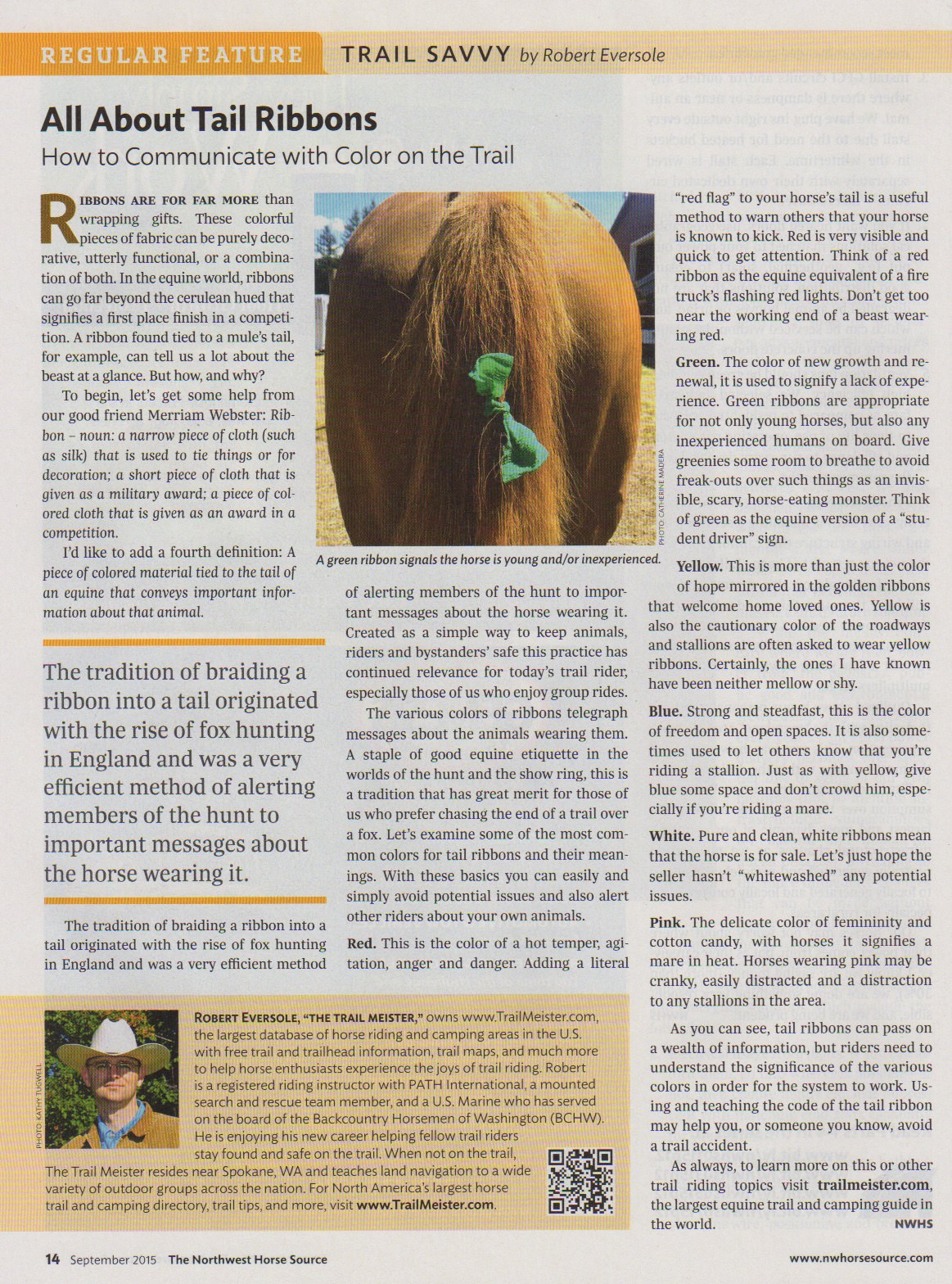 Tail Ribbons – Clarify the Color Code - TrailMeister